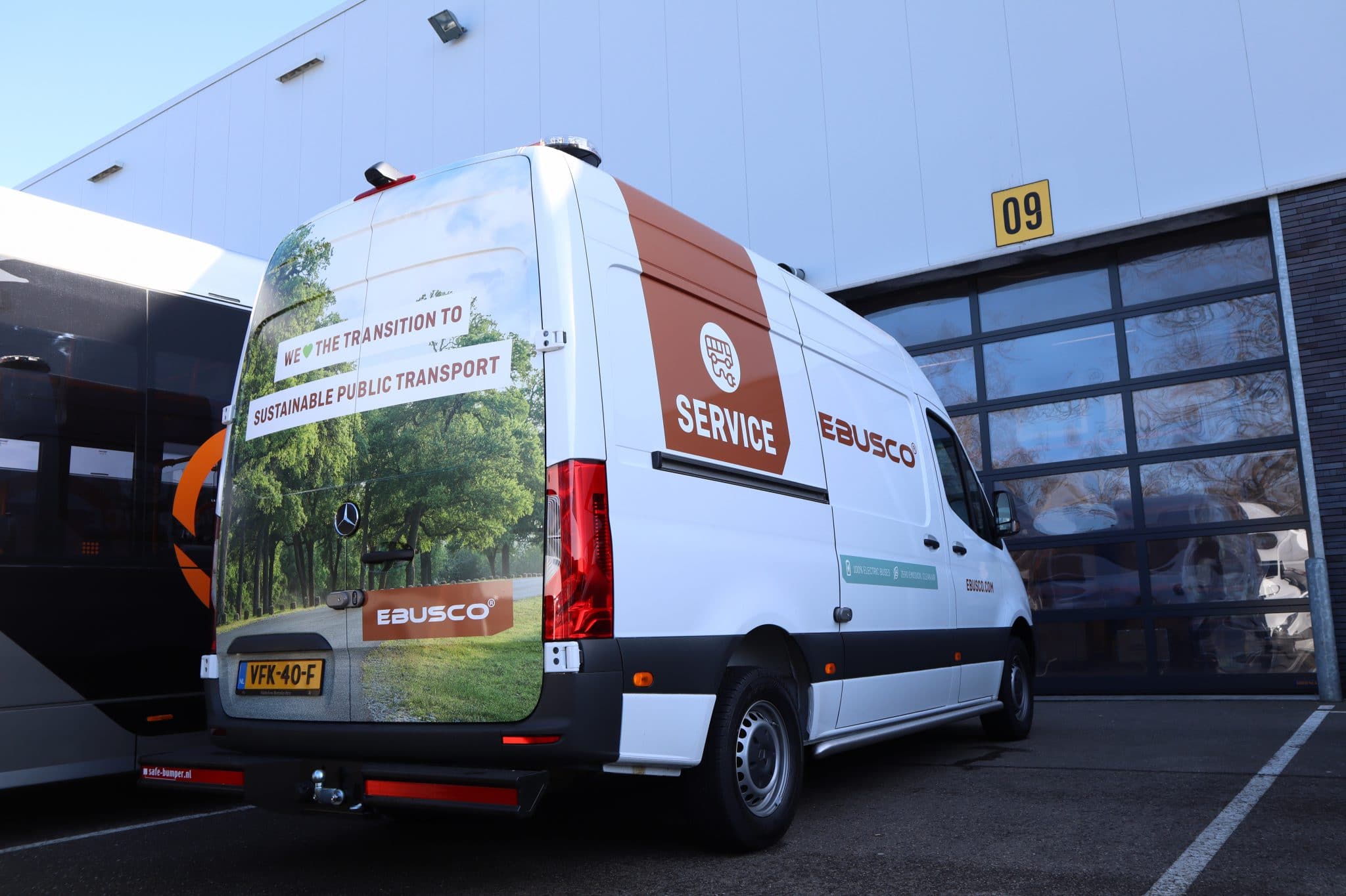 Brand new service vans - Ebusco®